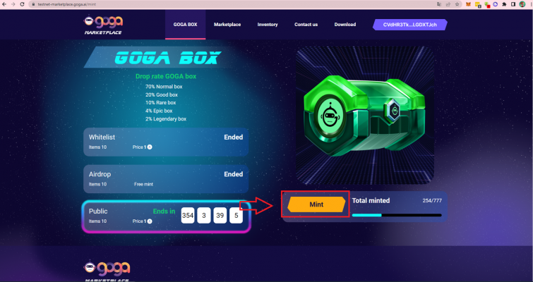 How To Get GOGA Boxes And Transfer Boxes to App - GOGA